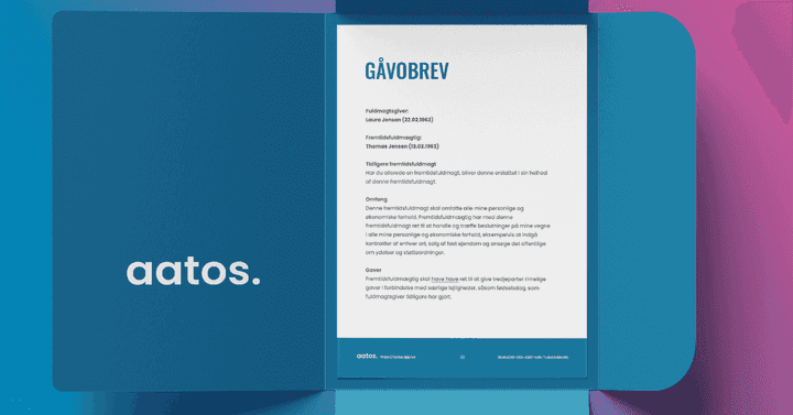 Skriv gåvobrev online – Enkelt och juridiskt korrekt